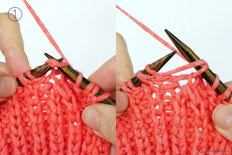 Wie strickt man das Halbpatent – DONNAROSSA