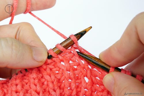 Wie strickt man das Halbpatent – DONNAROSSA