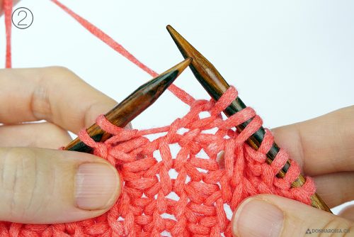 Wie strickt man das Halbpatent – DONNAROSSA