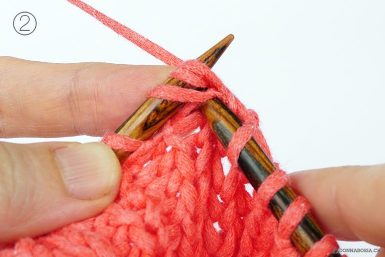 Wie strickt man das Halbpatent – DONNAROSSA