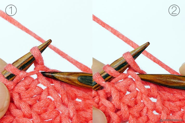 Wie strickt man das Halbpatent – DONNAROSSA
